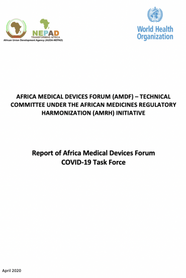 Report of Africa Medical Devices Forum COVID-19 Task Force | WHO ...